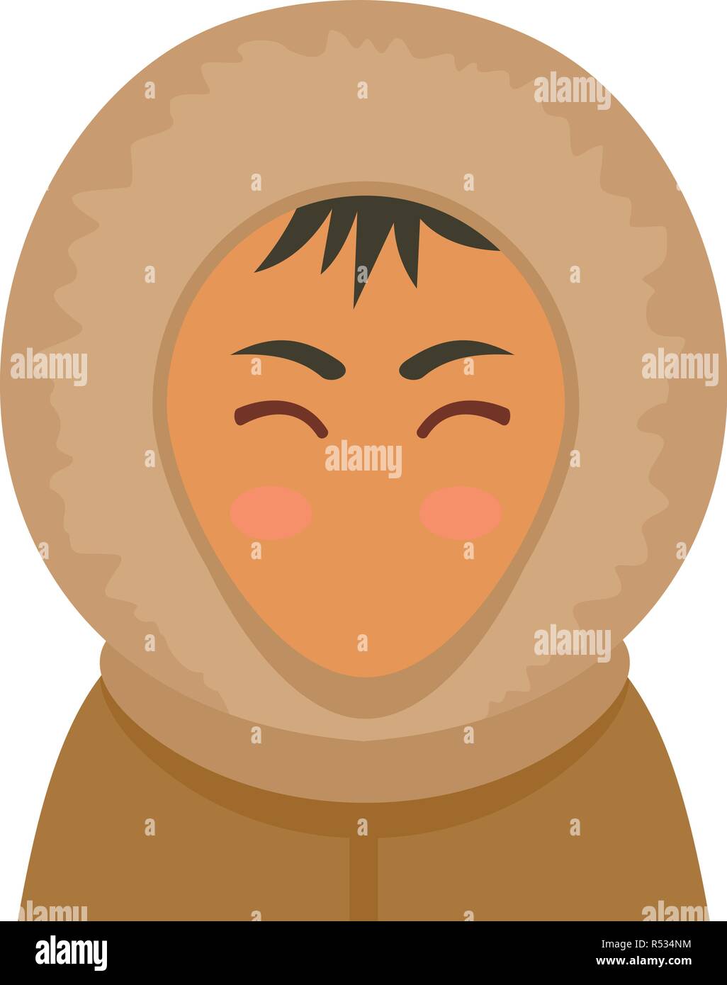 Alaska man icon. Flat illustration of alaska man vector icon for web ...