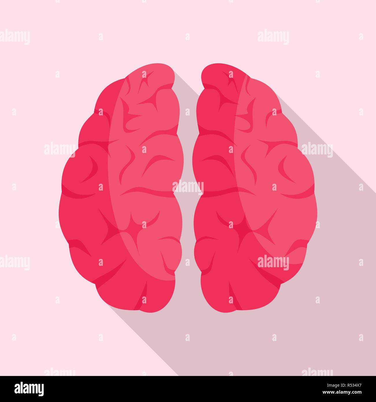 Brain neurons icon. Flat illustration of brain neurons vector icon for ...