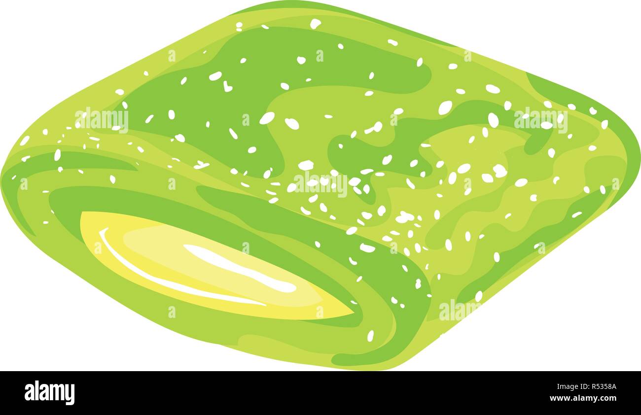 Mint gum icon. Cartoon of mint gum vector icon for web design isolated ...