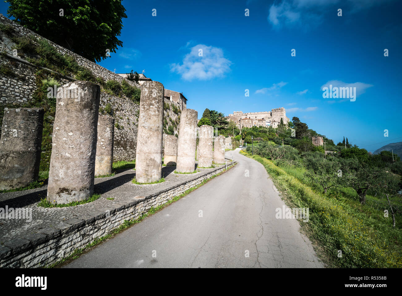 Sermoneta, Italy, Europe Stock Photo - Alamy