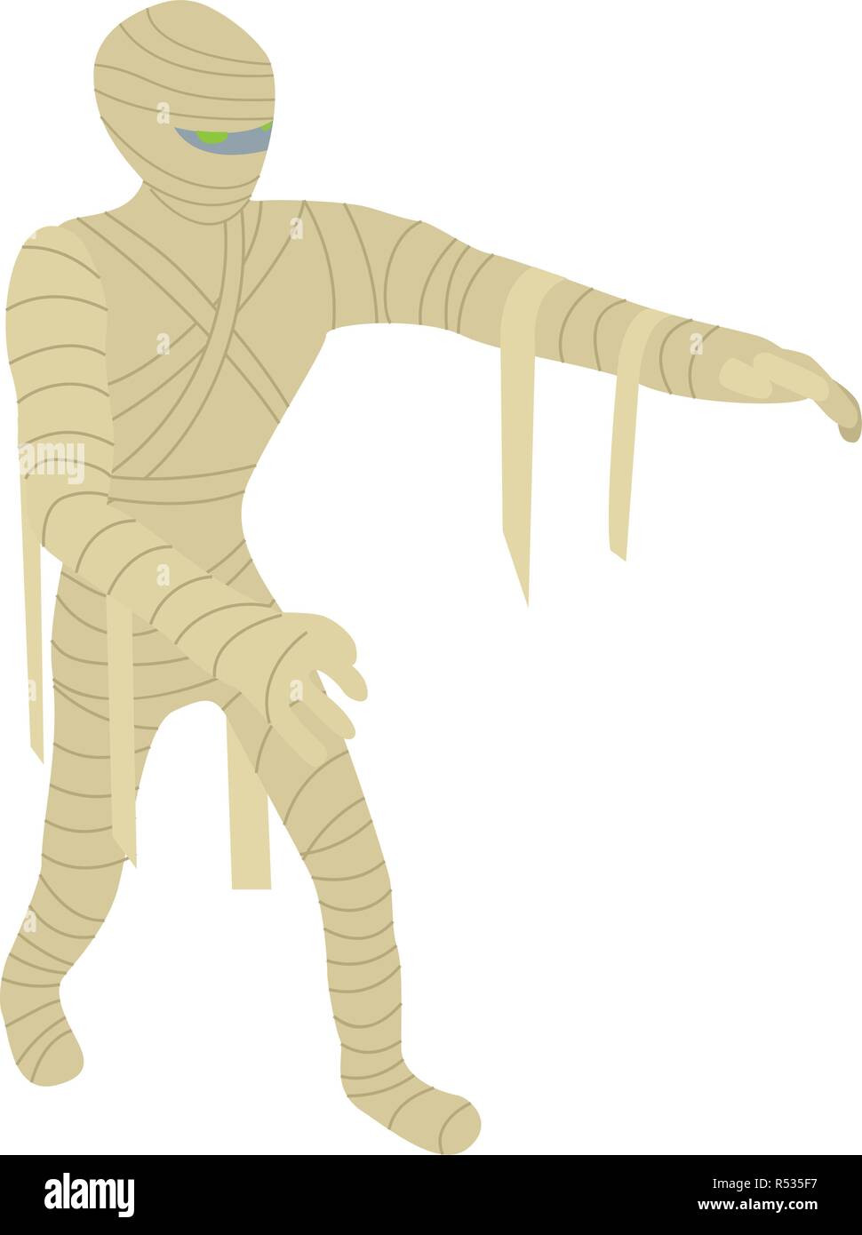 Mummy icon. Isometric of mummy vector icon for web design isolated on ...