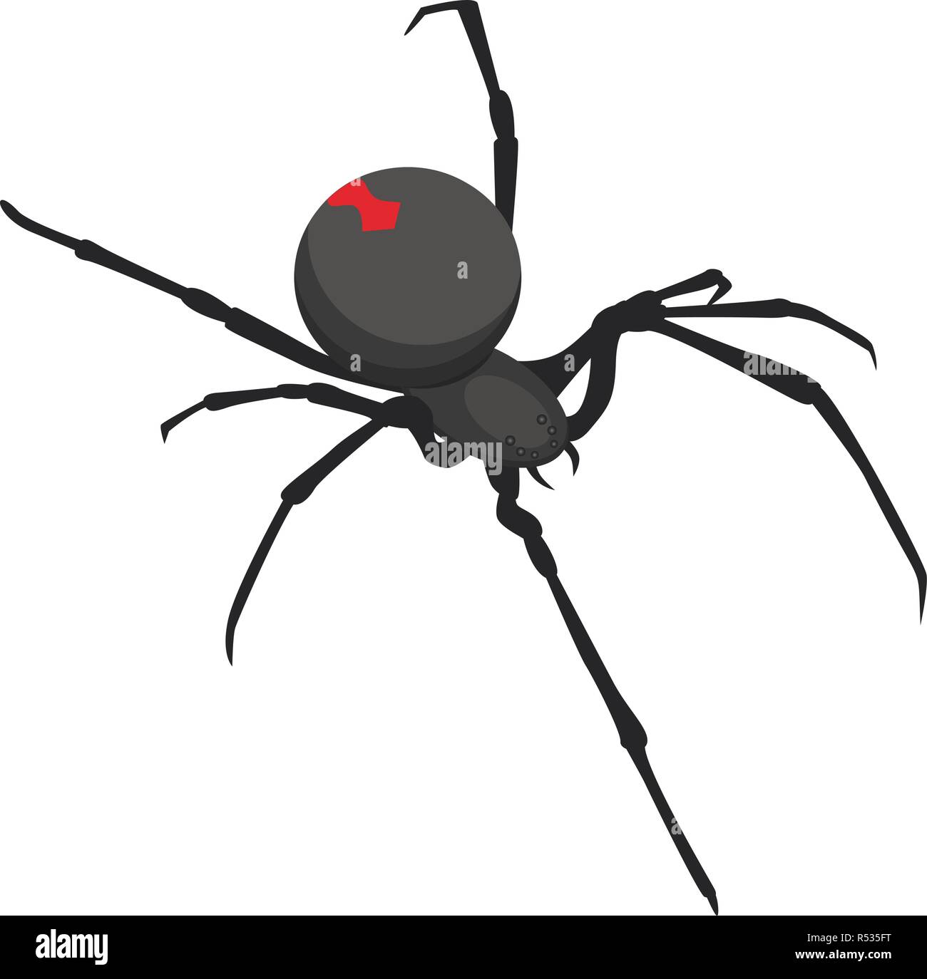 Spider icon. Isometric of spider vector icon for web design isolated on ...