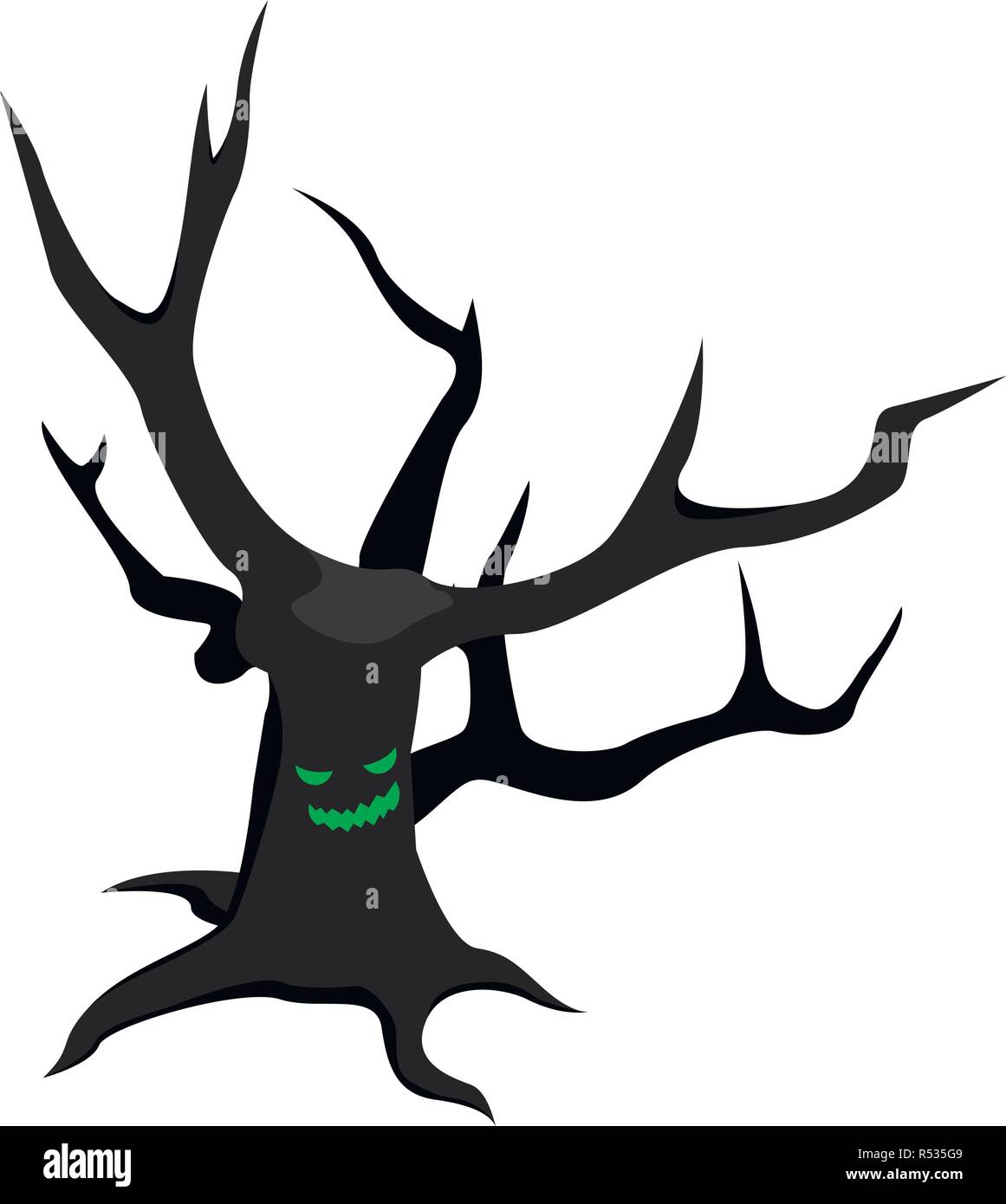 Scary tree icon. Isometric of scary tree vector icon for web design ...