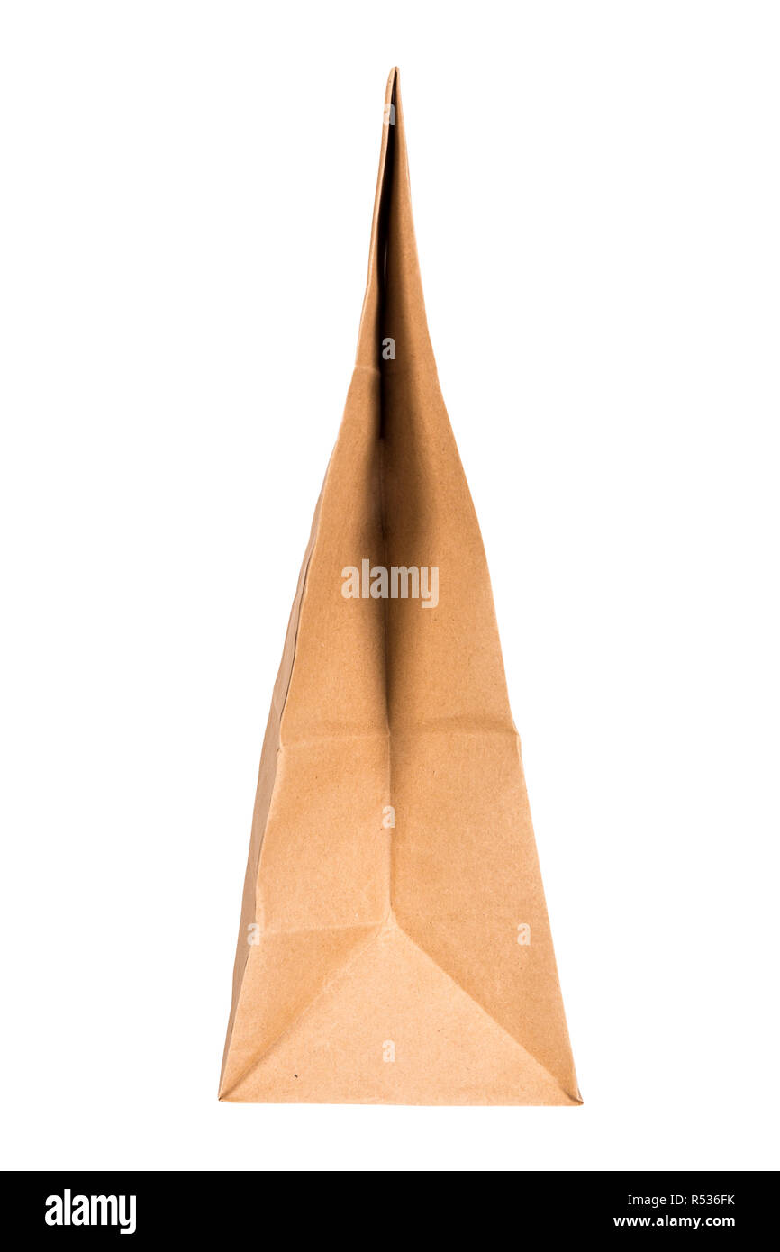 Lunch bag on white background Stock Photo - Alamy