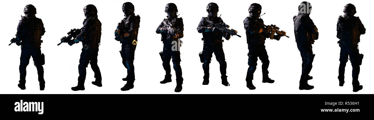 special forces soldier police, swat team member Stock Photo - Alamy
