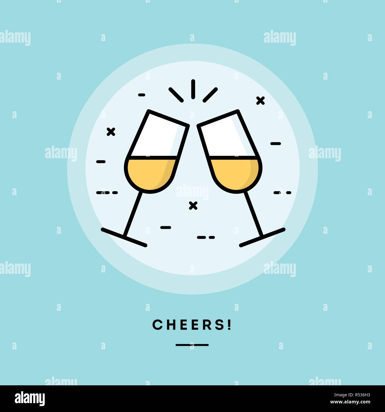 Cheers cartoon hi-res stock photography and images - Alamy