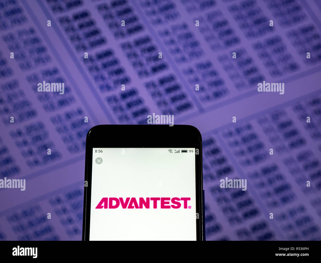 Advantest logo hi-res stock photography and images - Alamy