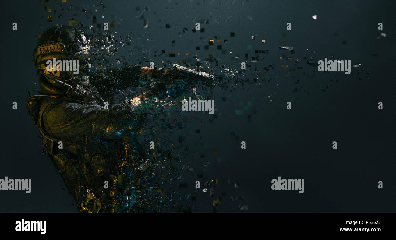 special forces soldier police, swat team member Stock Photo - Alamy