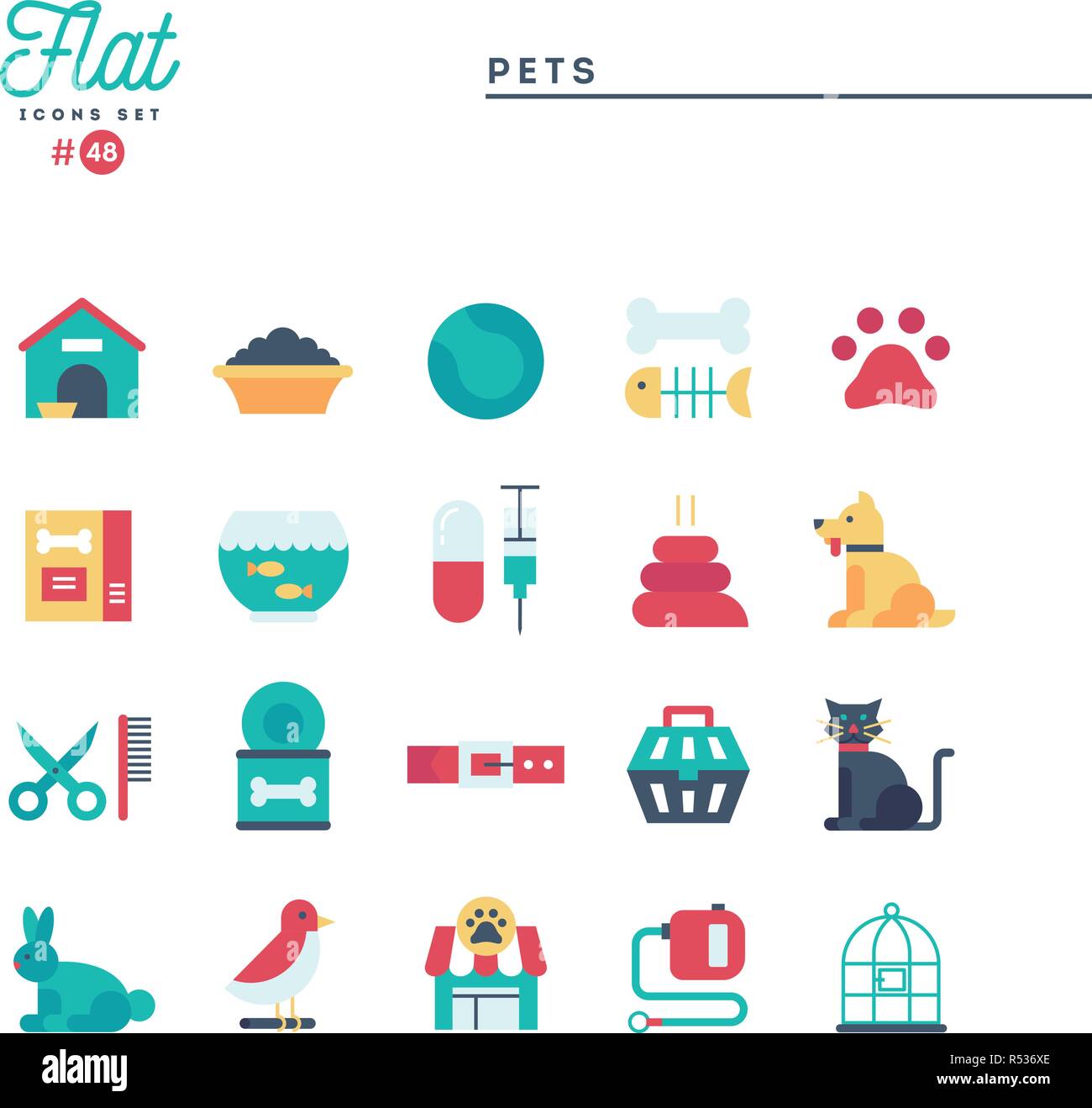 Aquarium tank icon flat Stock Vector Images - Alamy