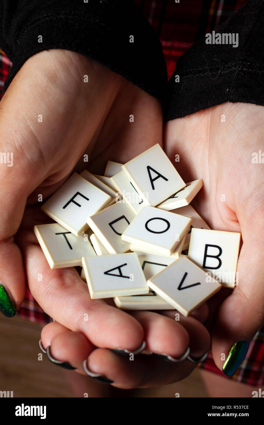Alphabets hand lettering hi-res stock photography and images - Alamy