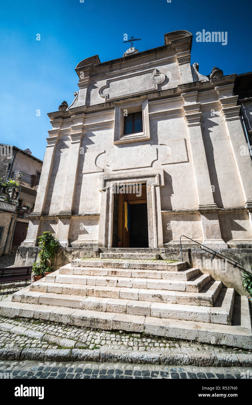 Medieval hill town sermoneta italy hi-res stock photography and images ...