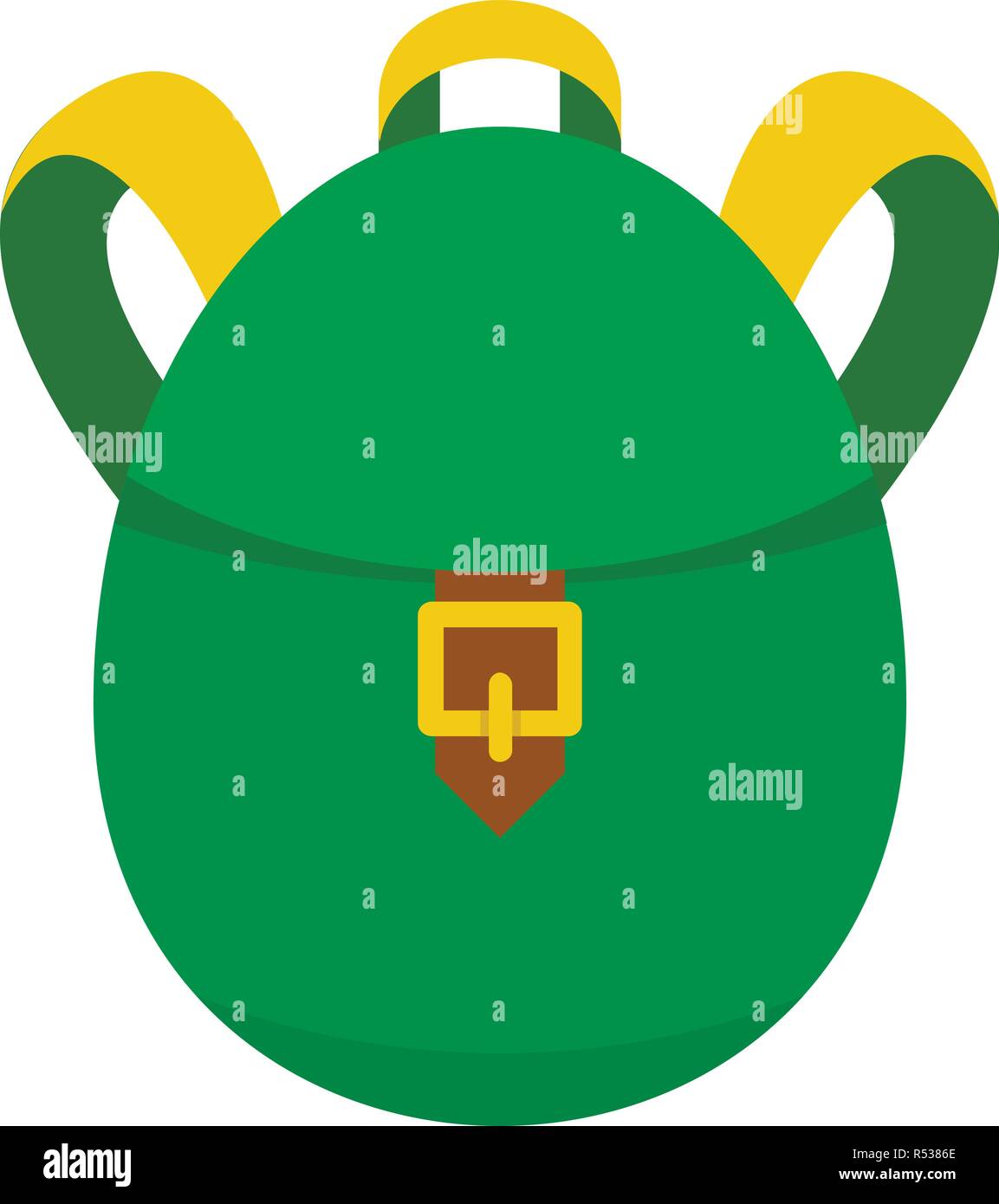 Rucksack icon. Flat illustration of rucksack vector icon for web design ...