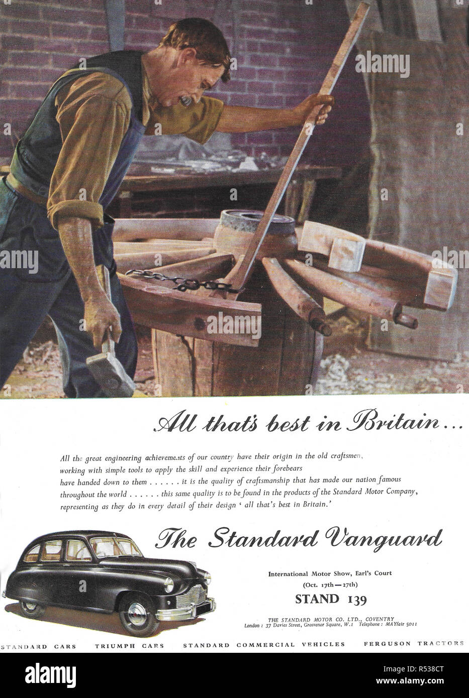 Standard Vanguard car advert advertising in Country Life magazine UK ...
