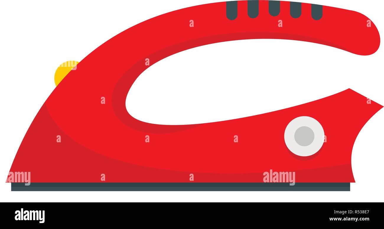 Modern iron icon. Flat illustration of modern iron vector icon for web ...