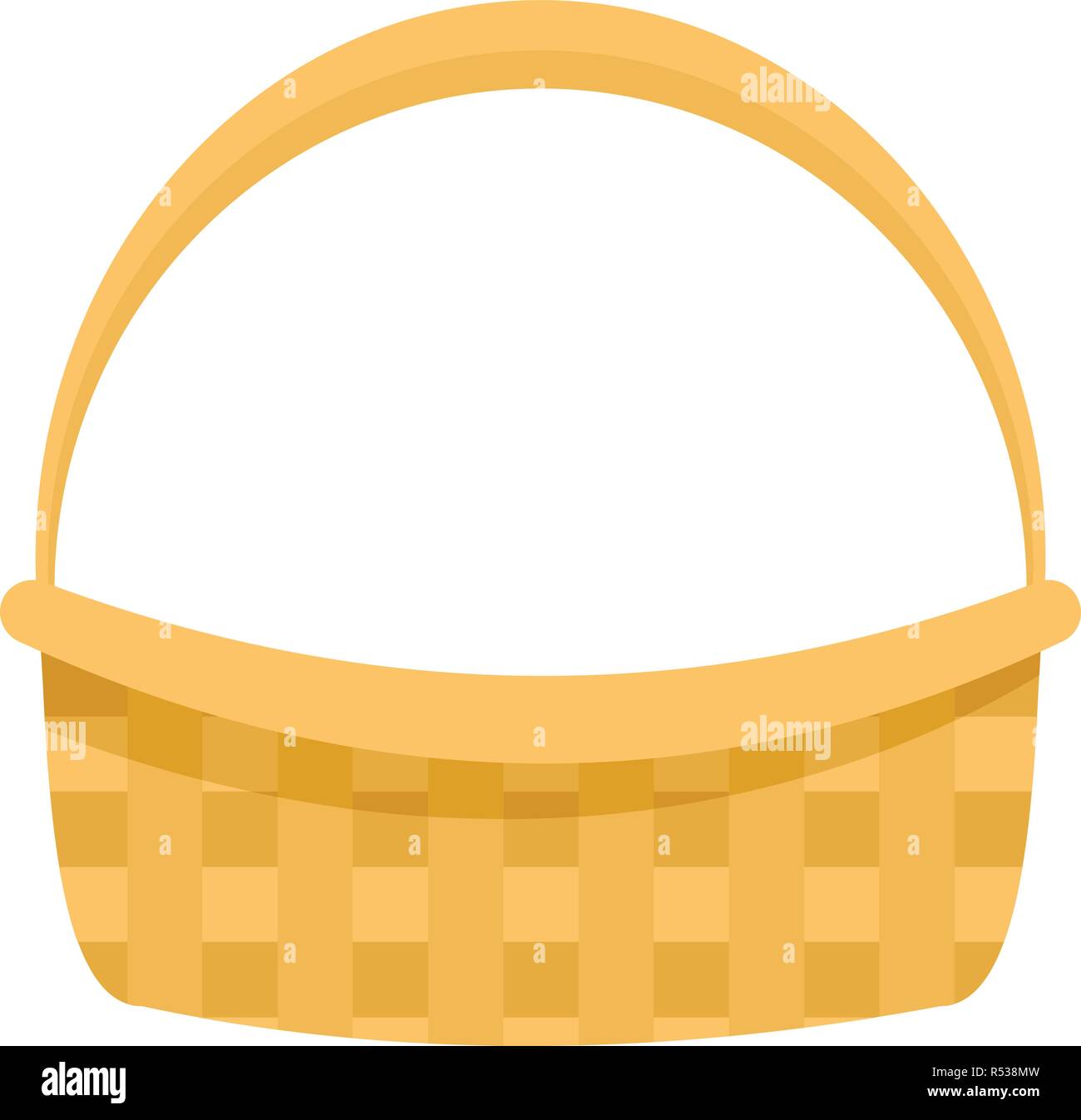 Farm basket icon. Flat illustration of farm basket vector icon for web ...
