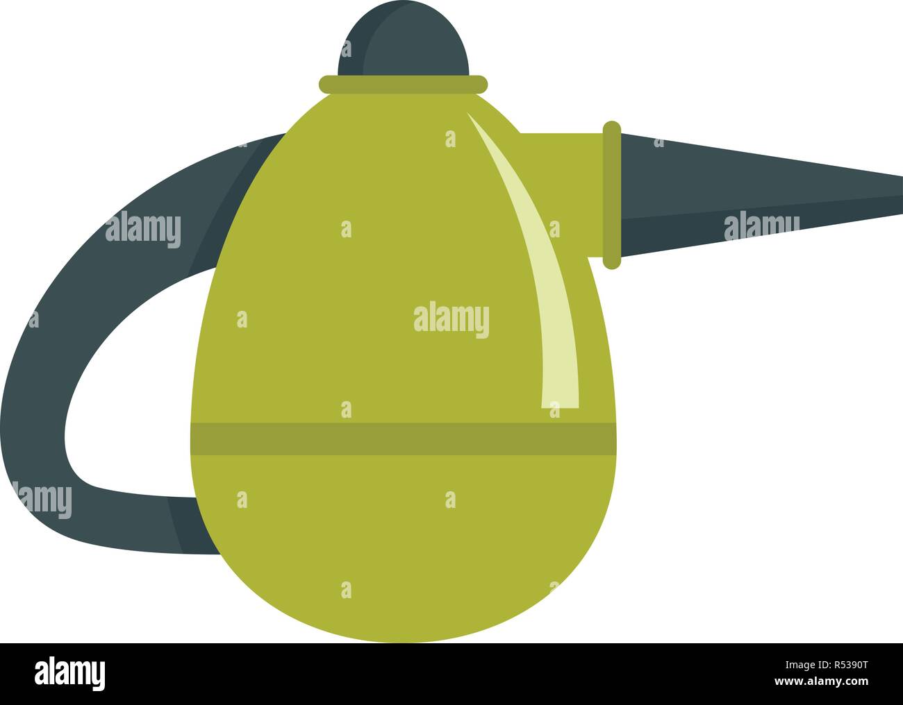 Small hand vacuum cleaner icon. Flat illustration of small hand vacuum ...