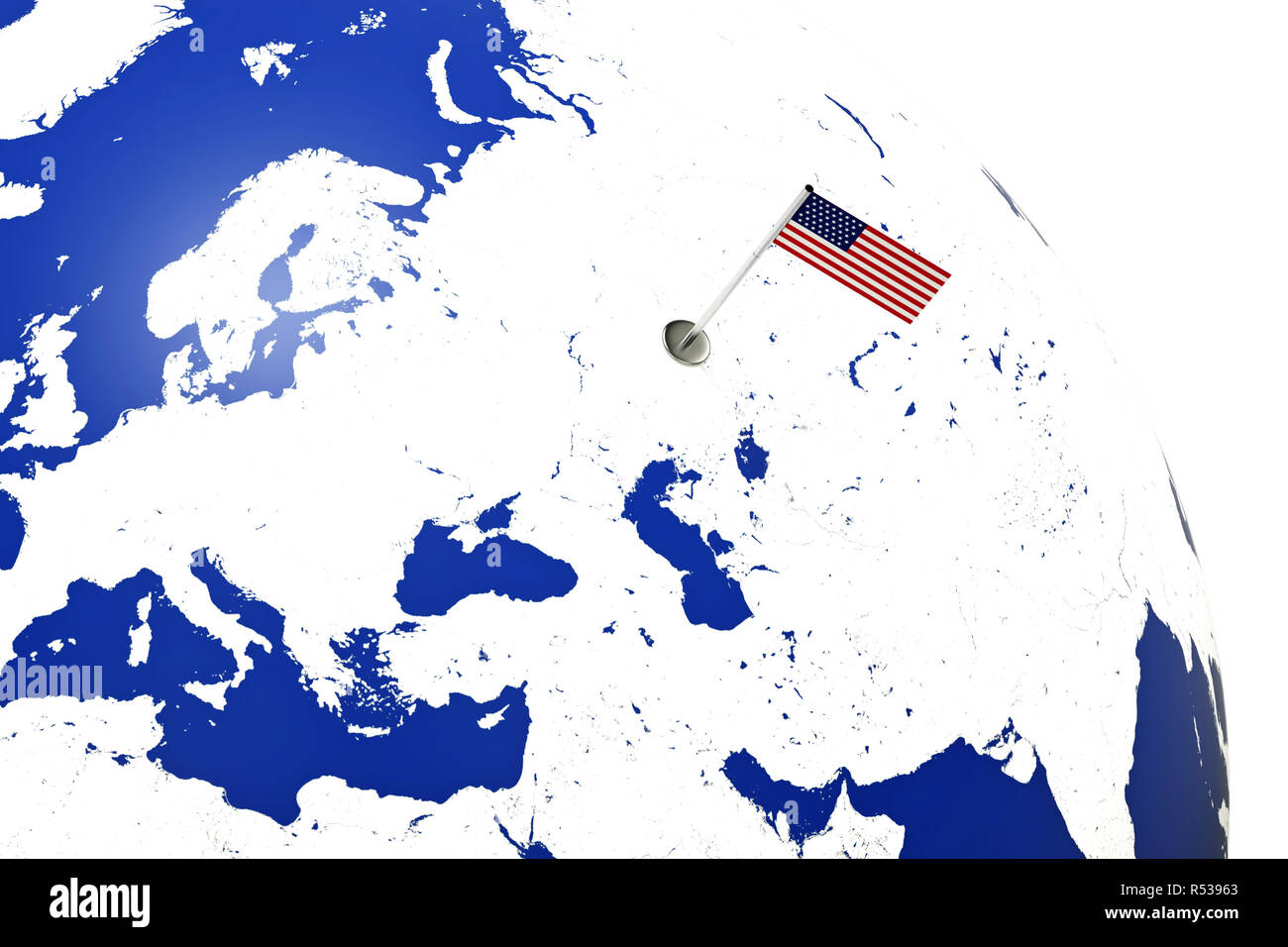 Flag map worldmap flag hi-res stock photography and images - Alamy