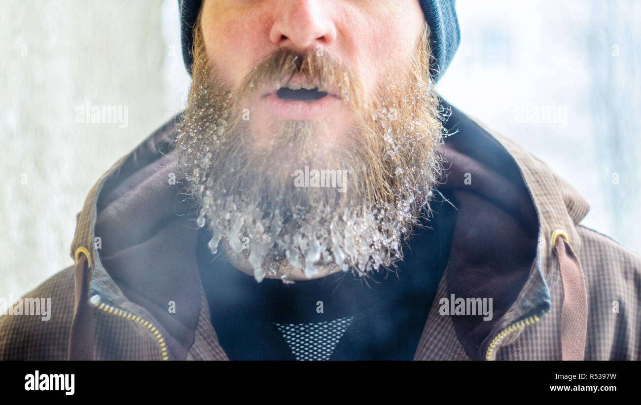Cold Icicles Face High Resolution Stock Photography and Images - Alamy