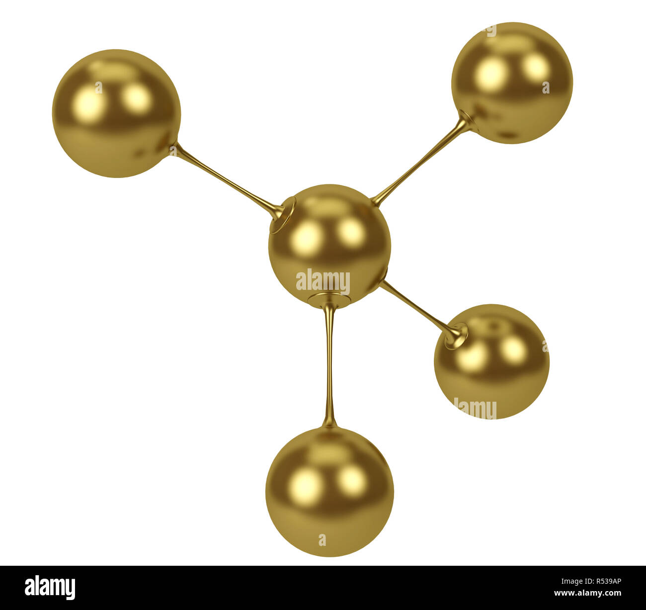 Gold Molecular Structure