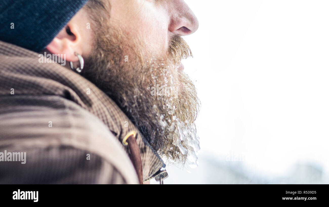 Cold Icicles Face High Resolution Stock Photography and Images - Alamy