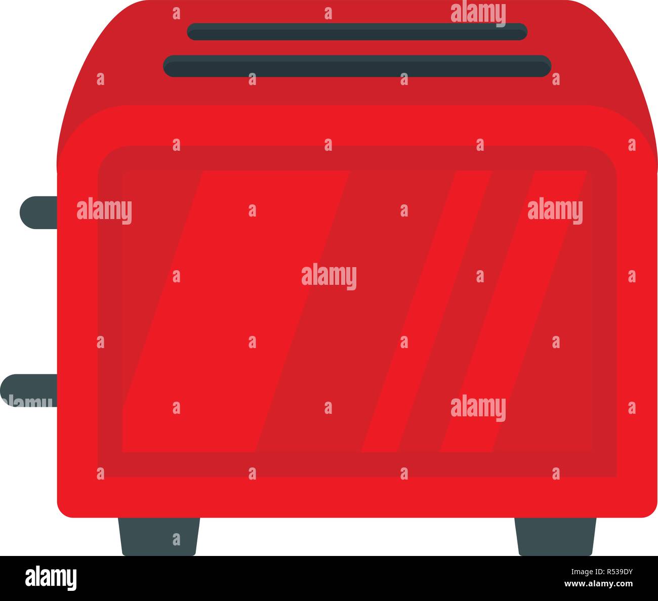 Vintage toaster icon. Flat illustration of vintage toaster vector icon ...