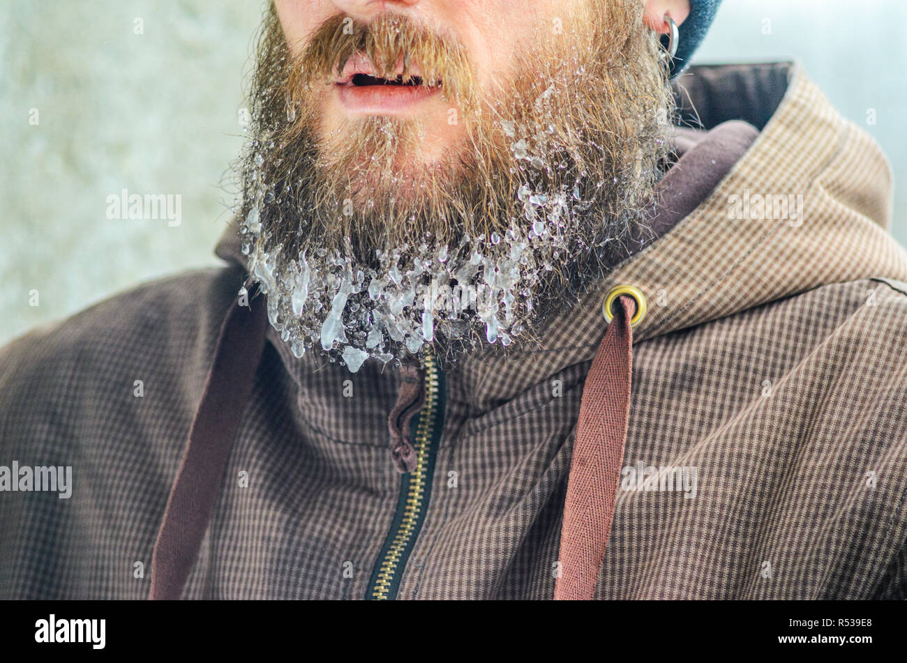 Cold Icicles Face High Resolution Stock Photography and Images - Alamy