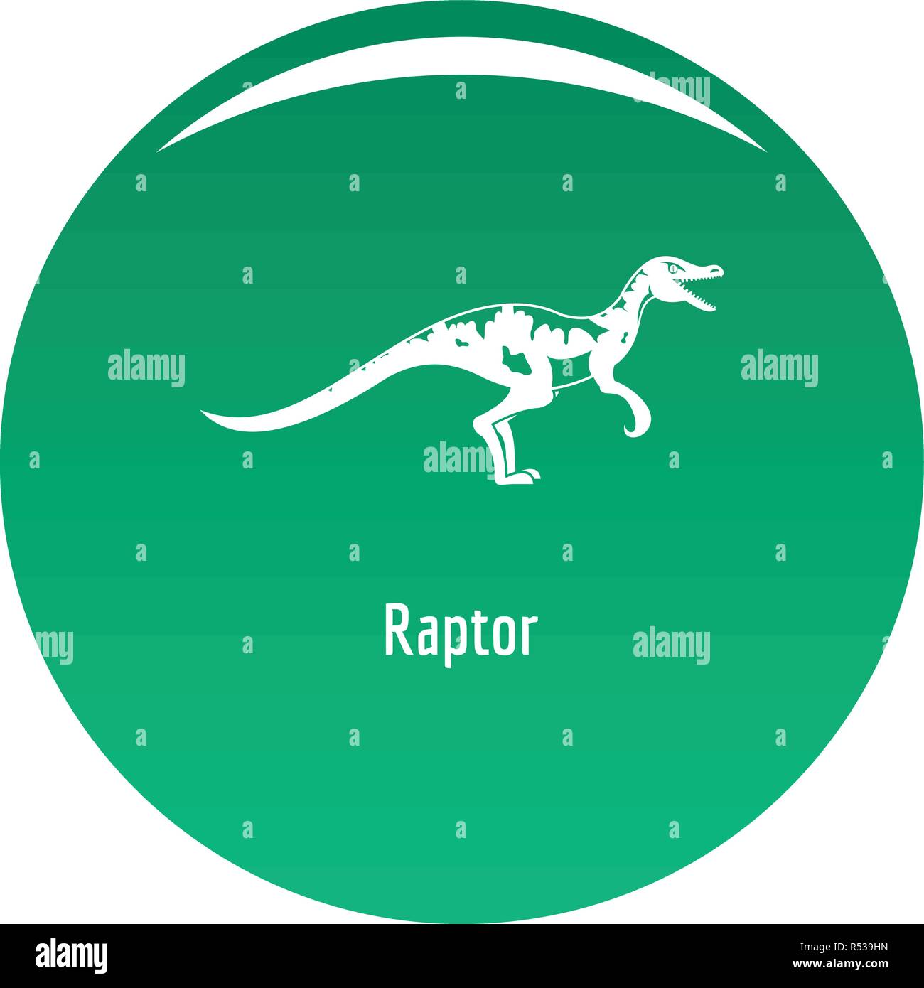 Raptor icon. Simple illustration of raptor vector icon for any design ...