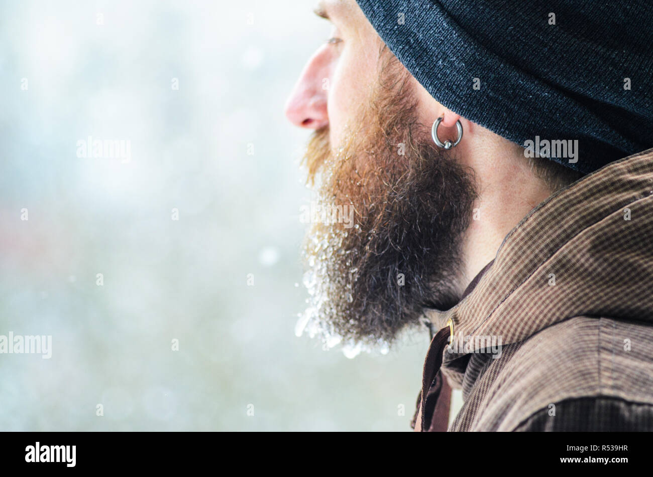 Cold Icicles Face High Resolution Stock Photography and Images - Alamy