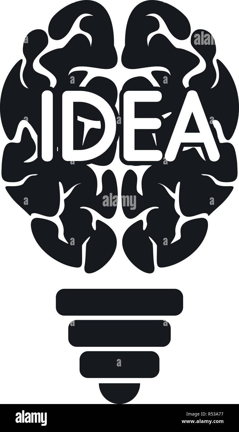 Mind idea logo. Simple illustration of mind idea vector logo for web ...