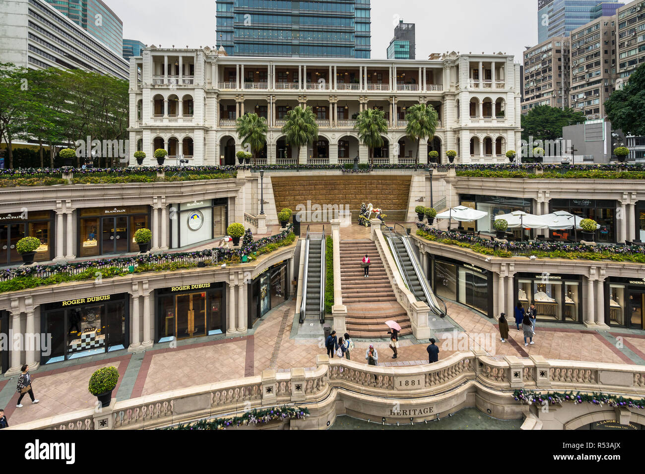 1881 Heritage is a famous luxury shopping mall and popular tourist attraction in Tsim Sha Tsui ...