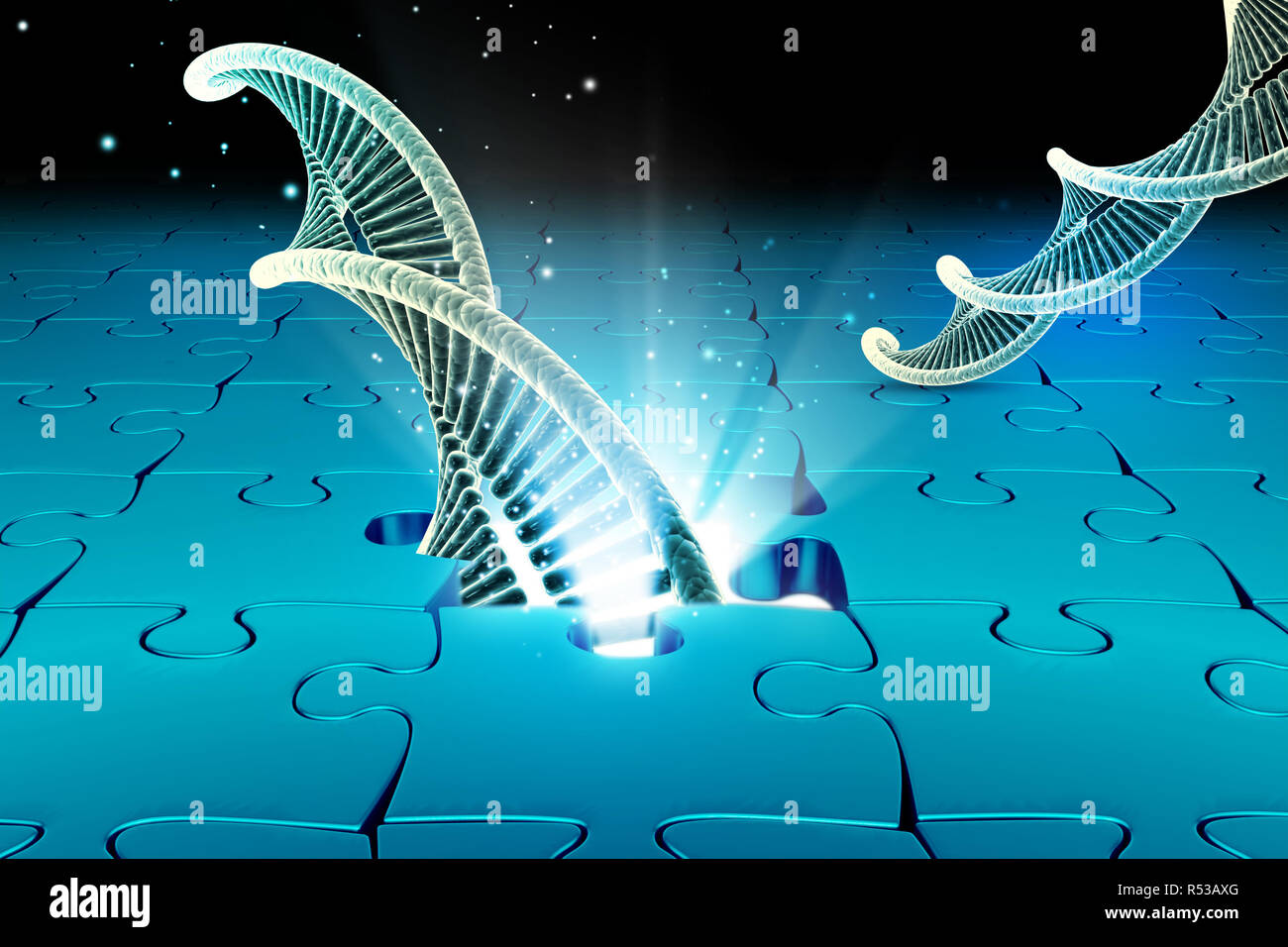 Broken dna cell hi-res stock photography and images - Alamy