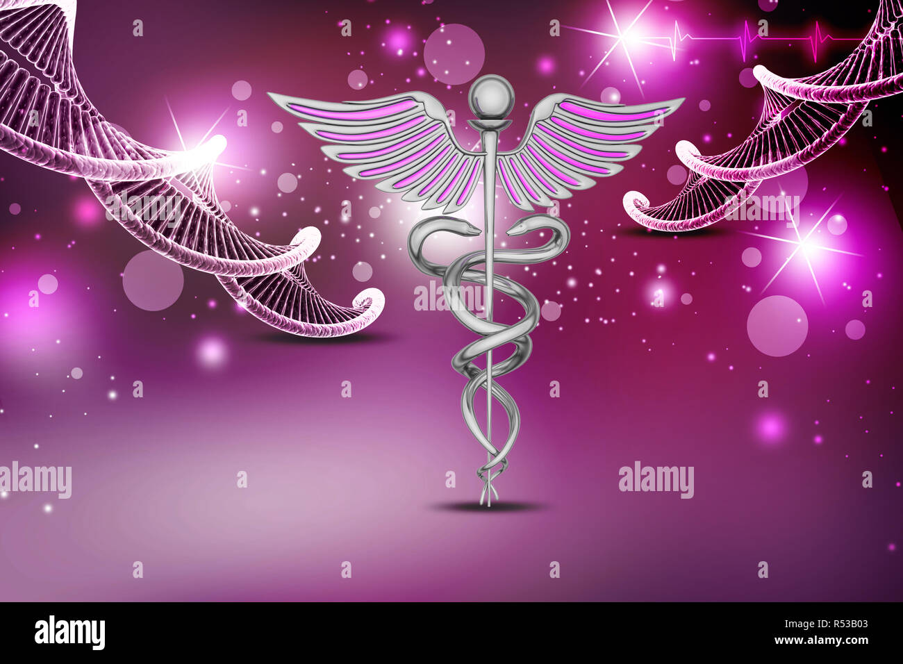 Caduceus sign hi-res stock photography and images - Alamy