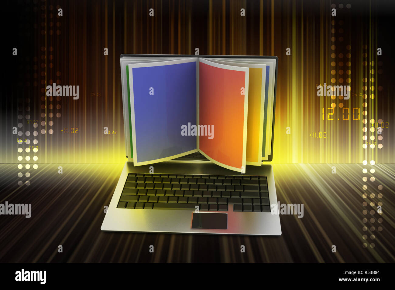 Online reading concept Stock Photo - Alamy