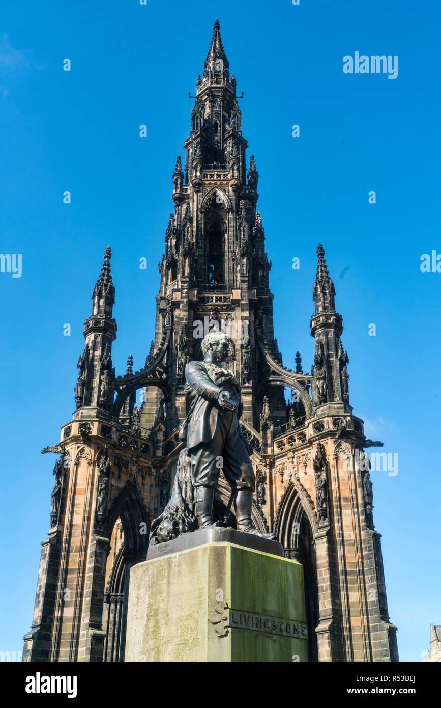 Scott monument, Edinburgh, Scotland, UK Stock Photo - Alamy