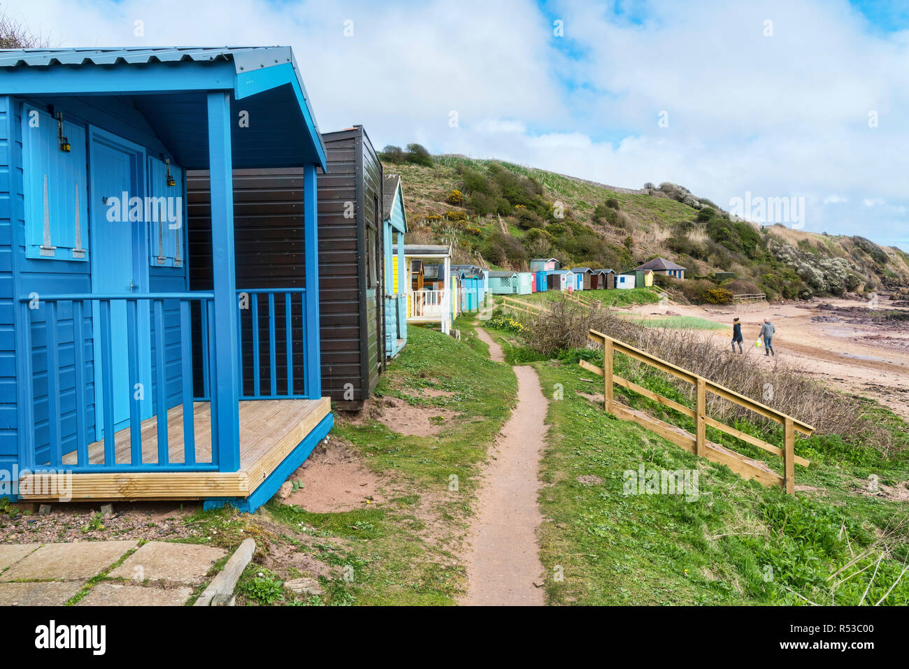 Coldingham Bay, Coastal Path, Scottish Borders, Scotland, UK Stock ...