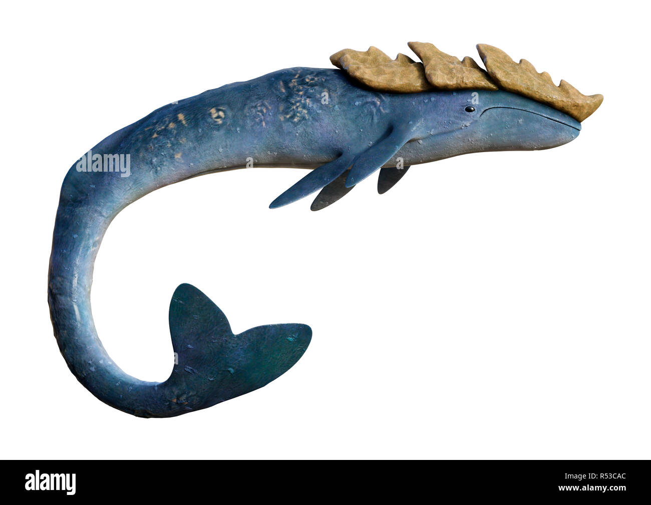 3D Rendering Leviathan on White Stock Photo - Alamy