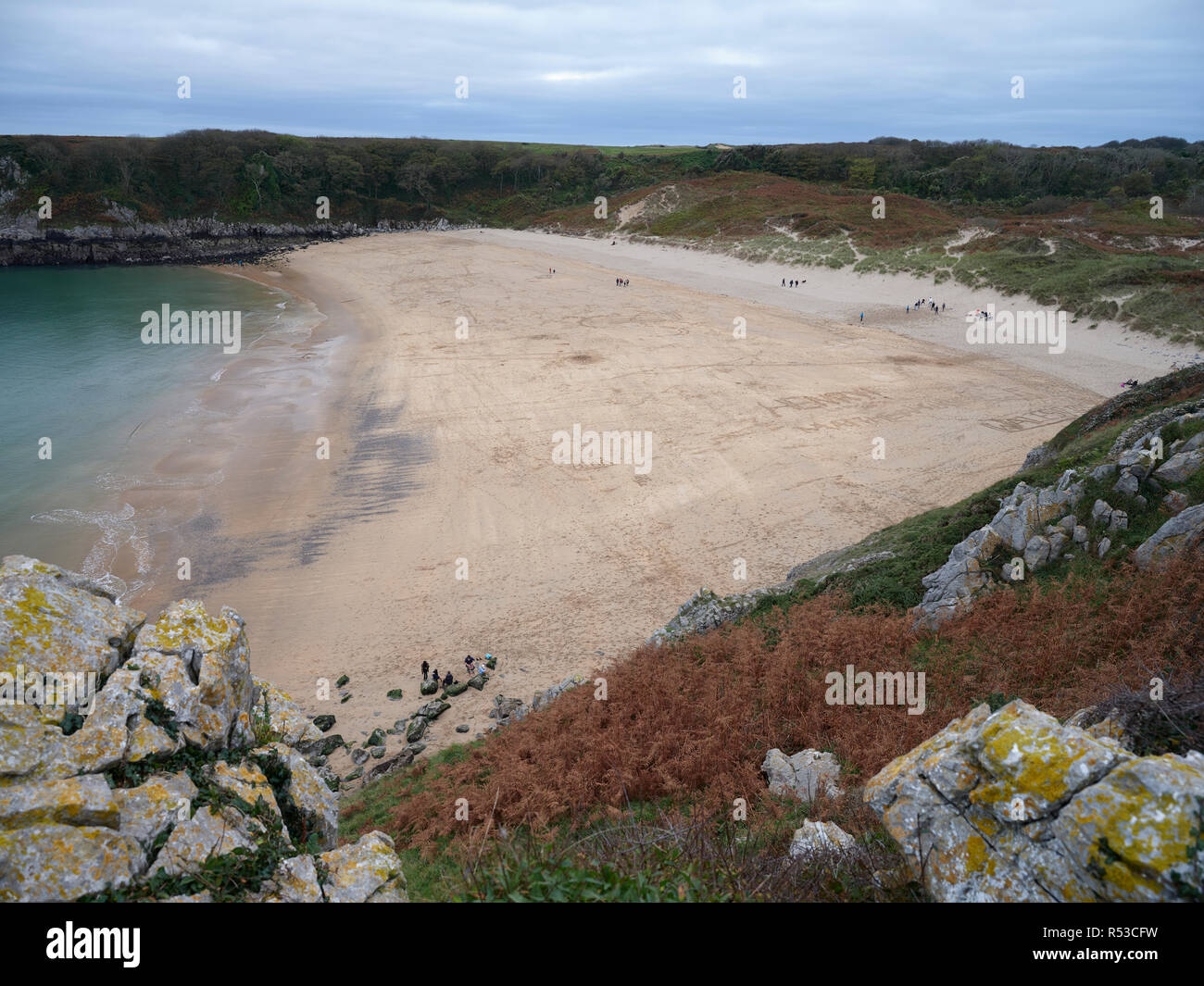 Barafundle Bay, Pembrokshire, Wales Stock Photo - Alamy