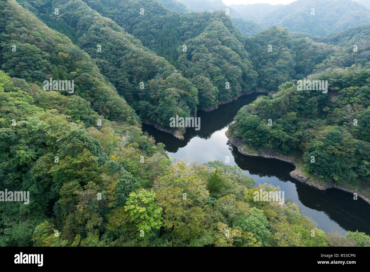 Valley of Ryujin in Japan Stock Photo - Alamy