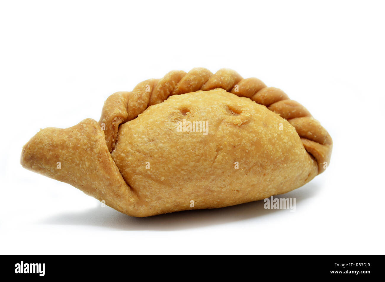 Curry puff isolated on white background Stock Photo - Alamy