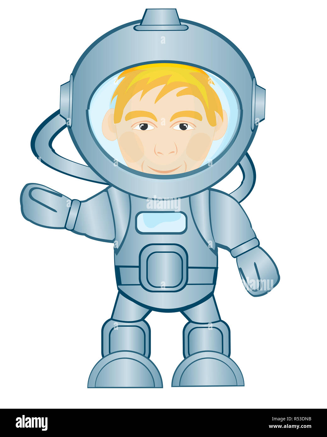 Blue spaceman hi-res stock photography and images - Alamy