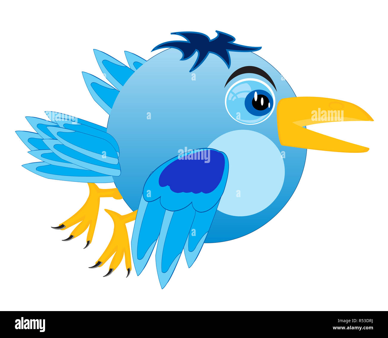 Cartoon of the birdie Stock Photo - Alamy