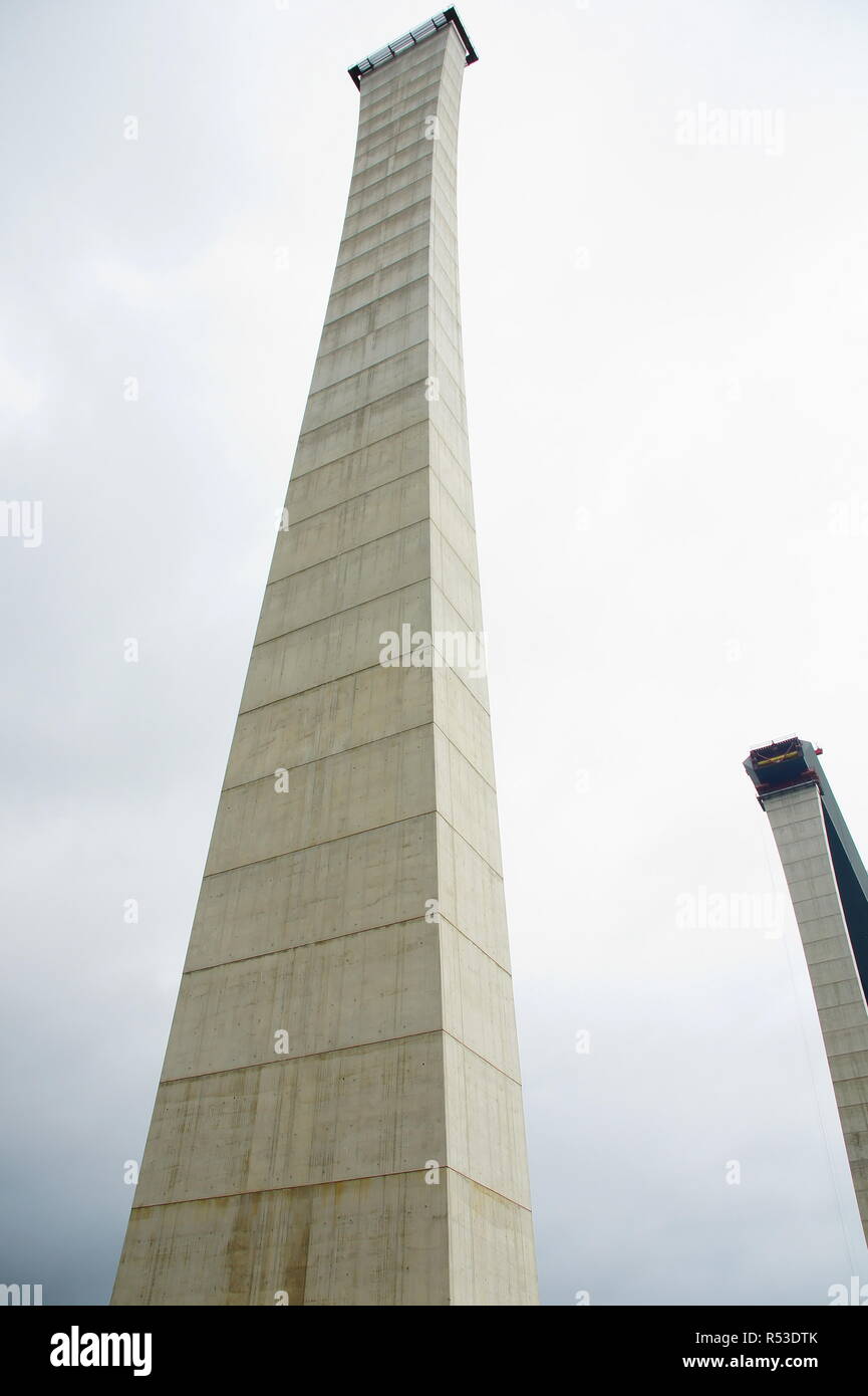 giant bridge pillar Stock Photo - Alamy