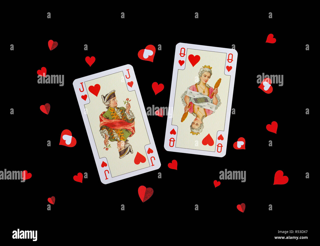 playing cards - card game Stock Photo - Alamy