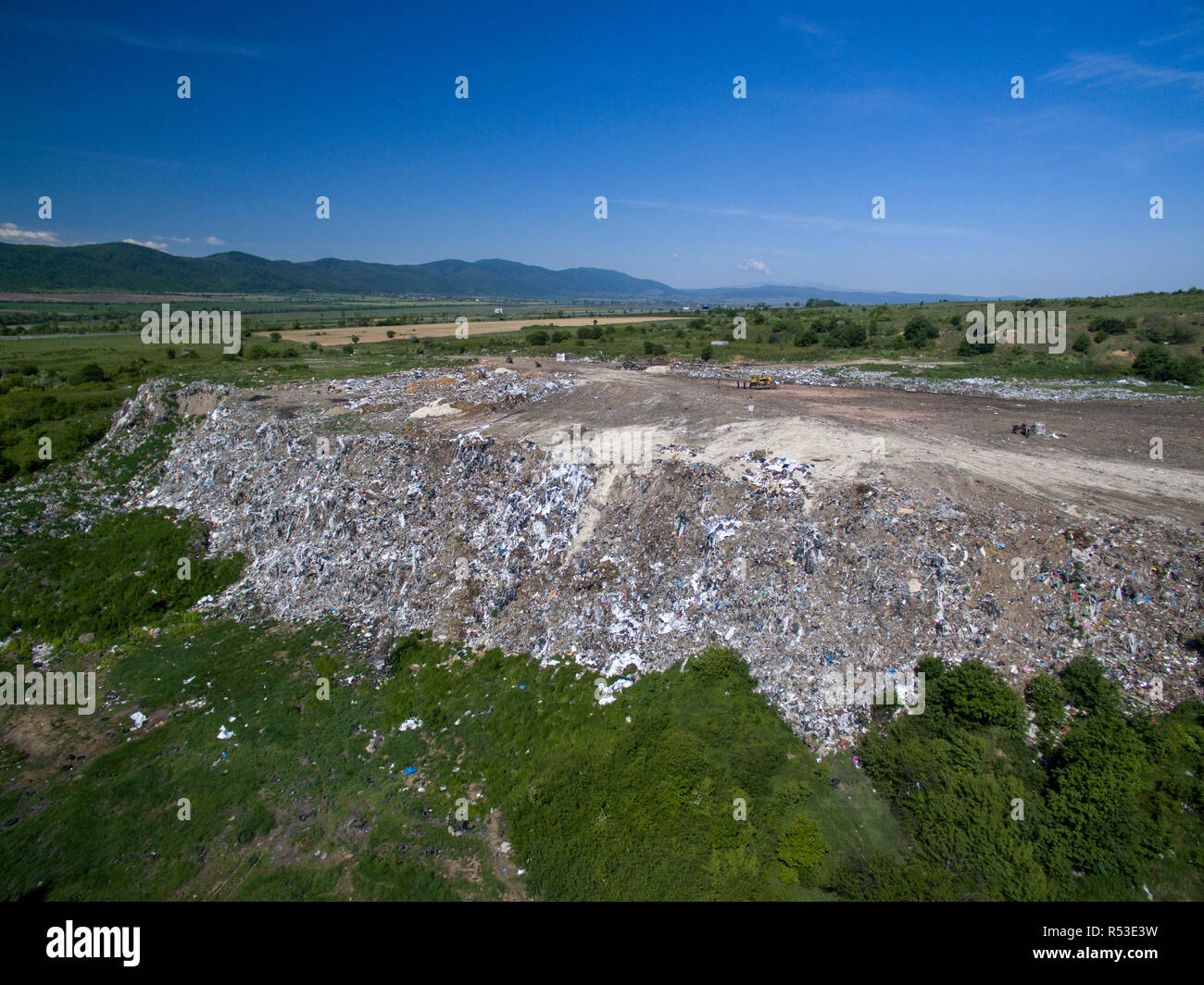 Landfill for household waste Stock Photo - Alamy