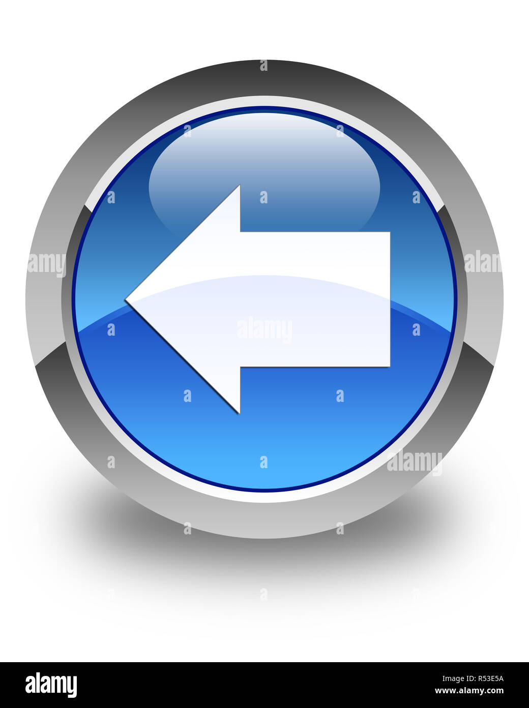 Back arrow icon hi-res stock photography and images - Alamy