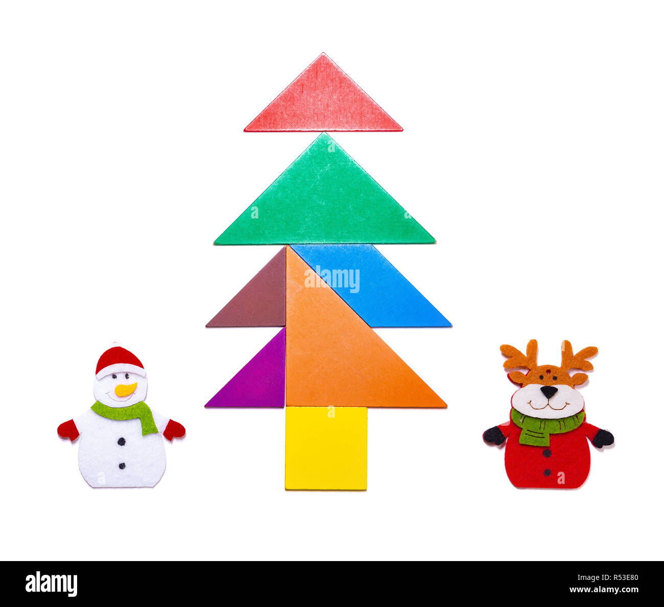 Triangle shape reindeer hi-res stock photography and images - Alamy