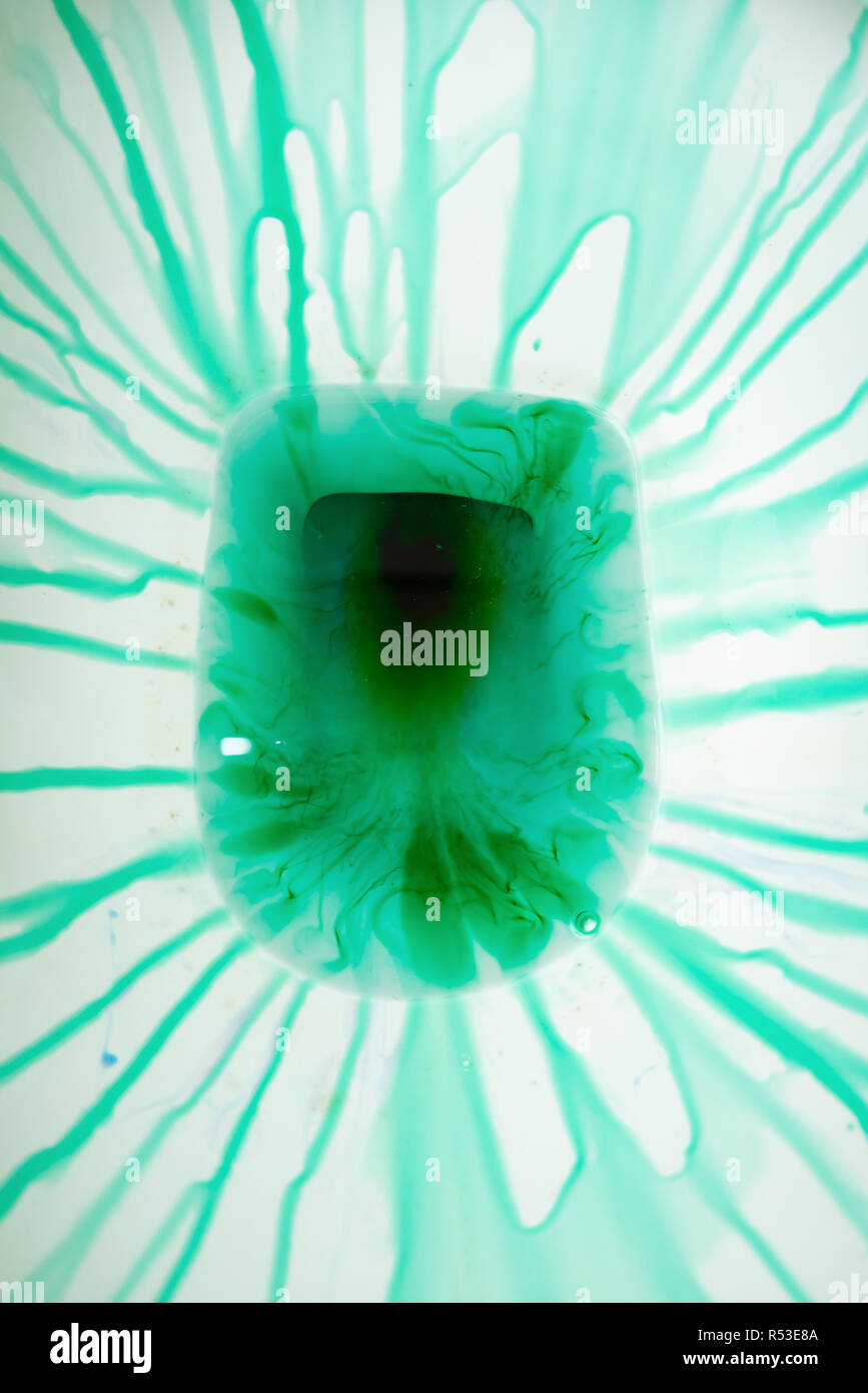 cleaning closestool with chemical liquid close up Stock Photo - Alamy