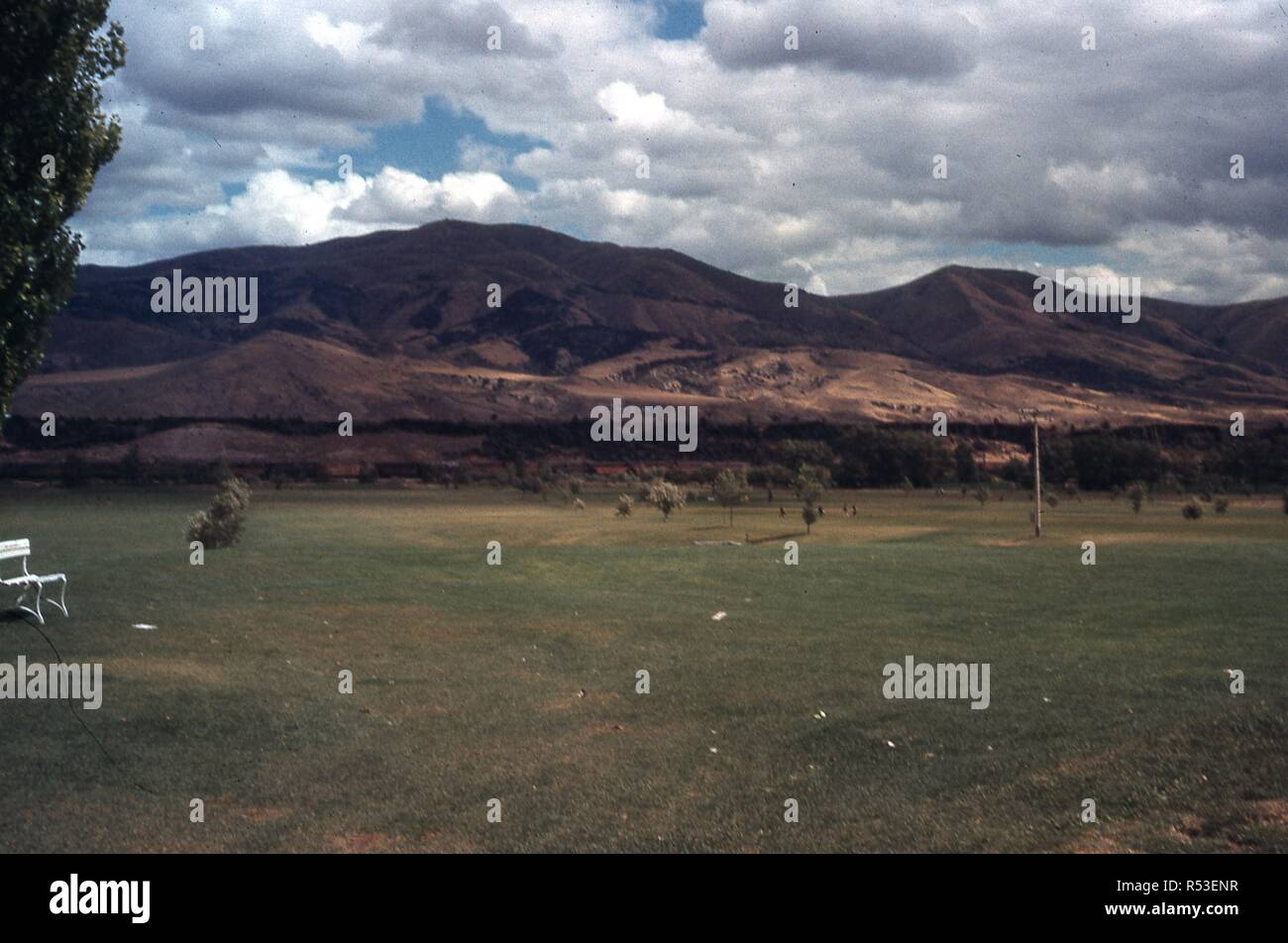 View of the mountains surrounding Cache Valley from the Birch Creek ...