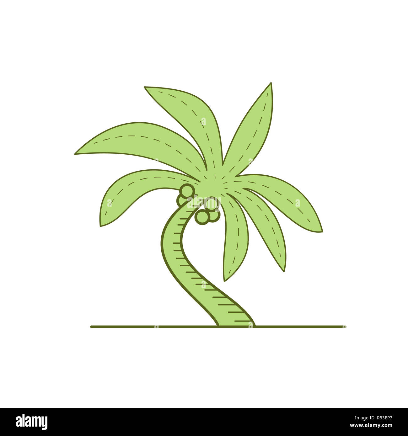 Flowering tree line Cut Out Stock Images & Pictures - Alamy