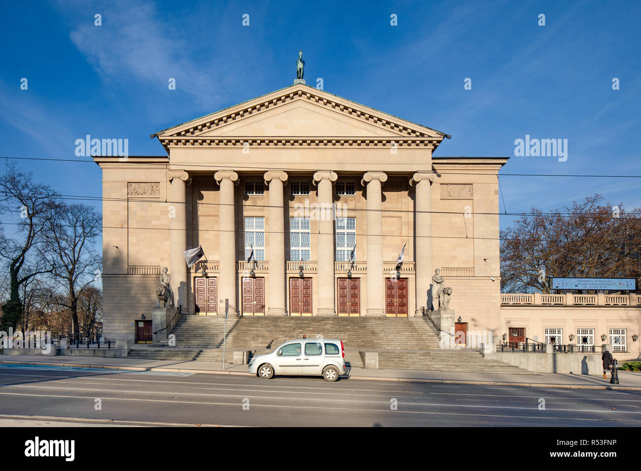 Poznan / Poland - Opera house, german stone architecture, building ...